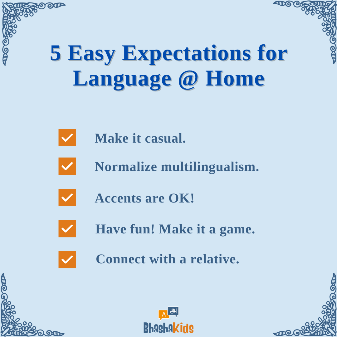 5 Steps for Easy Language Learning at Home – BhashaKids