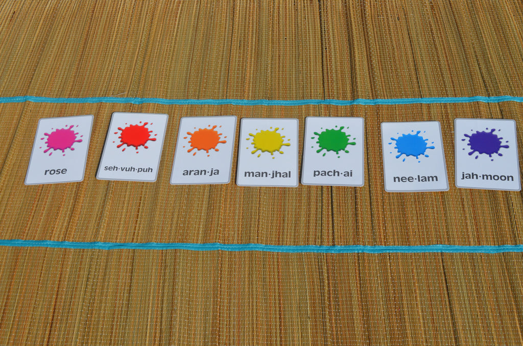 Malayalam Colors Flashcards – BhashaKids